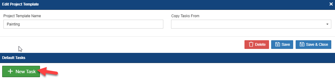 How to Create a Task-Based Project Template